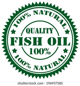 Rubber Stamp Text Fish Oilvector Illustration Stock Vector (Royalty ...