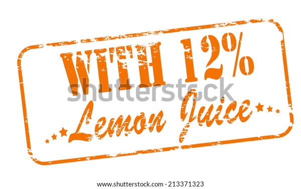 Rubber Stamp Text Lemon Juice Inside Stock Vector (Royalty Free ...