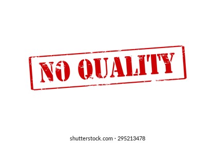 Rubber Stamp Text No Quality Inside Stock Vector (Royalty Free ...