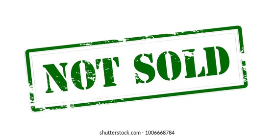 Rubber Stamp Text Not Sold Inside Stock Vector (Royalty Free ...