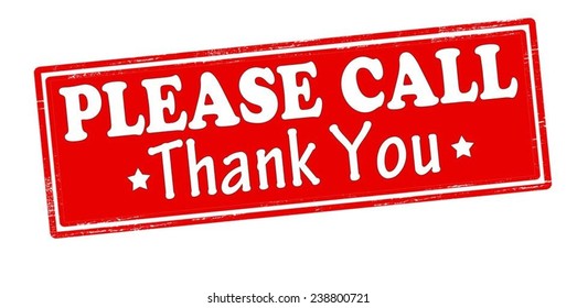 Rubber Stamp Text Please Call Inside Stock Vector (Royalty Free ...