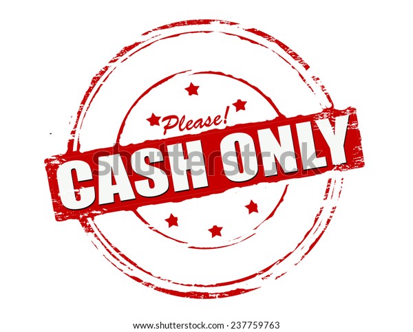 Rubber Stamp Text Please Cash Only Stock Vector (Royalty Free ...