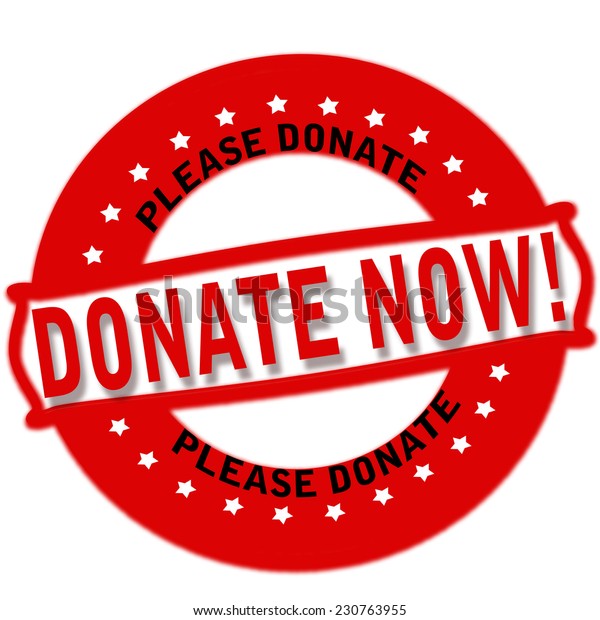 Rubber Stamp Text Please Donate Inside Stock Vector (Royalty Free ...