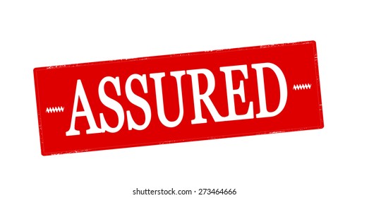 Rubber Stamp Word Assured Inside Vector Stock Vector (Royalty Free ...