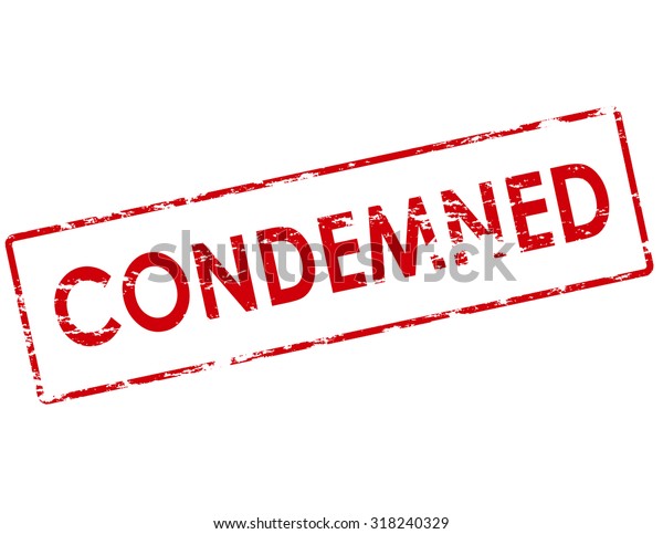 Rubber Stamp Word Condemned Inside Vector Stock Vector (Royalty Free ...