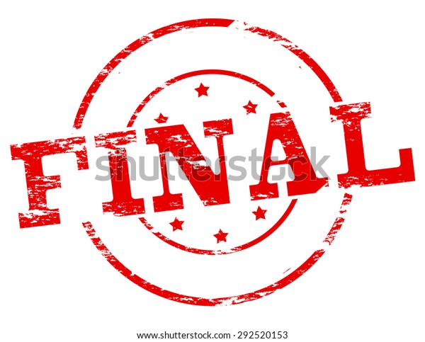 Rubber Stamp Word Final Inside Vector Stock Vector (Royalty Free ...