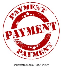 Rubber Stamp Word Payment Inside Vector Stock Vector (Royalty Free ...