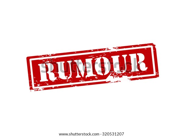 Rubber Stamp Word Rumour Inside Vector Stock Vector (Royalty Free ...