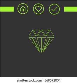 Ruby Logo Designgraphic Imagesimple Icon Web Stock Vector (Royalty Free ...