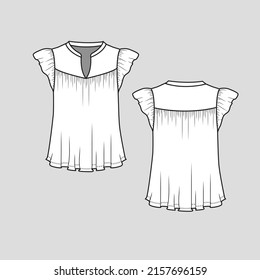 189 Notch neck drawing Images, Stock Photos & Vectors | Shutterstock
