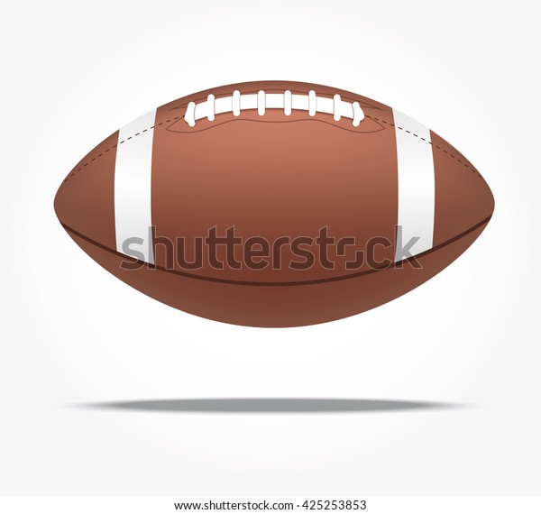 Rugby Ball Vector Illustration Isolated Stock Vector (Royalty Free ...