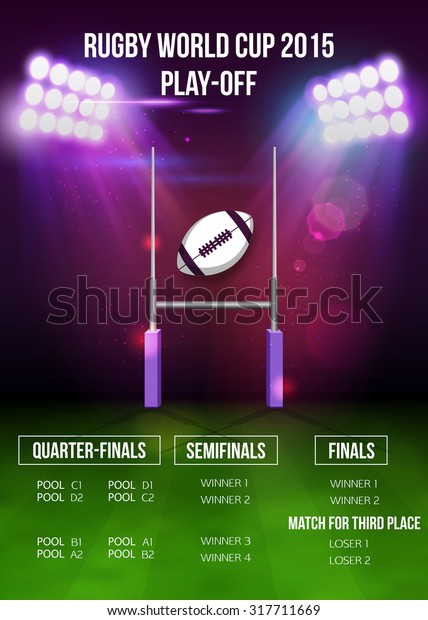 Rugby World Cup 2015 Vector Illustration Stock Vector (Royalty Free ...