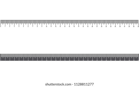 Scale Rulers Ruler Scale Vector Illustration Stock Vector (Royalty Free ...