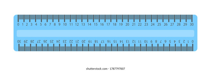 Ruler Blue Illustration Icon Vector Stock Vector (Royalty Free ...
