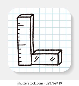 Ruler Doodle Stock Vector (Royalty Free) 323769419 | Shutterstock