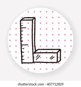 Ruler Doodle Stock Vector (Royalty Free) 407712829 | Shutterstock
