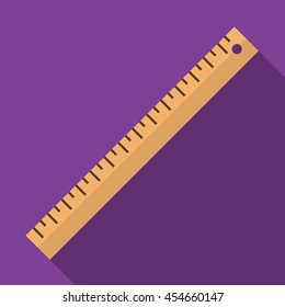 Ruler Flat Icon Illustration Isolated Vector Stock Vector (Royalty Free ...