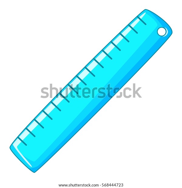 Ruler Icon Cartoon Illustration Ruler Vector Stock Vector (Royalty Free ...