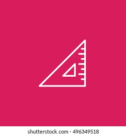 Ruler Icon Ruler Sign Stock Vector (Royalty Free) 496349518 | Shutterstock
