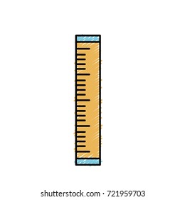 Ruler School Tool Object Design Stock Vector (Royalty Free) 721960717 ...