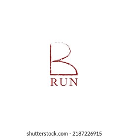 Run Logo Simple Vintages Logos Stock Vector (Royalty Free) 2187226915 ...