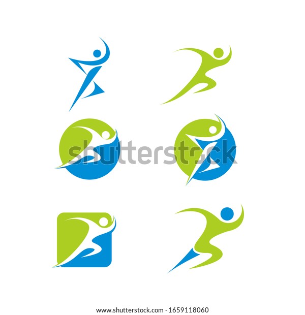 logotipo del corredor/logotipos de colección de: vector de stock (libre ...