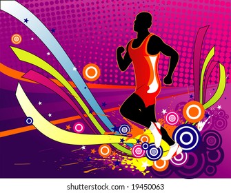 Runner Vector Illustration Stock Vector (Royalty Free) 19450063 ...
