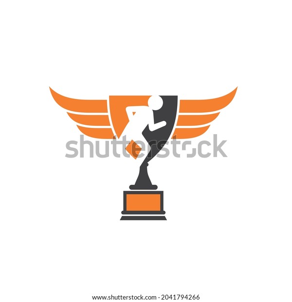 Running Championship Trophy Vector Art Stock Vector (Royalty Free ...