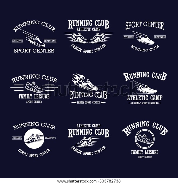 Running Club Logos Stock Vector (Royalty Free) 503782738