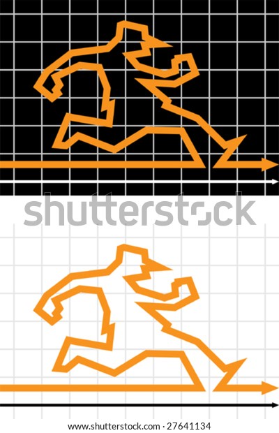 Running Diagram Stock Vector (Royalty Free) 27641134