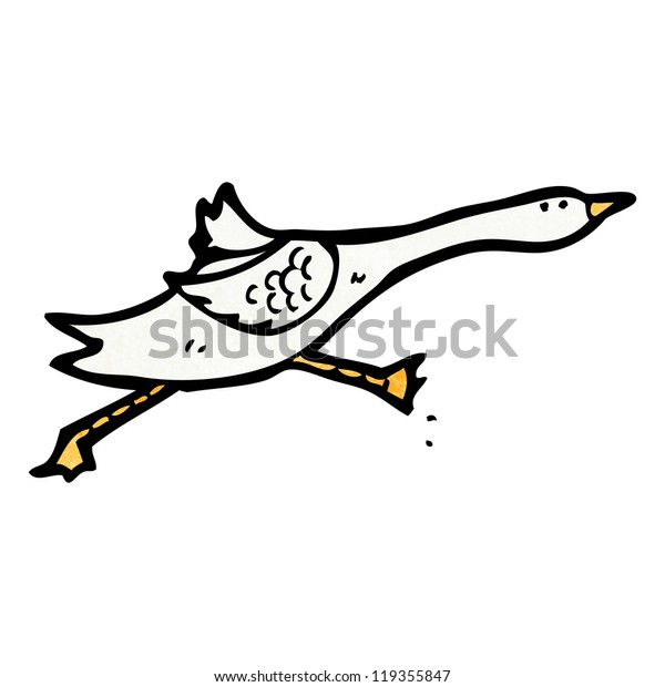 Running Goose Cartoon Stock Vector (Royalty Free) 119355847 | Shutterstock