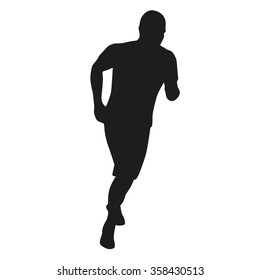 Running Man Vector Silhouette: เวกเตอร์สต็อก (ปลอดค่าลิขสิทธิ์ ...