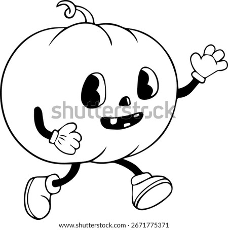 Running Pumpkin Clipart | Free download on ClipArtMag