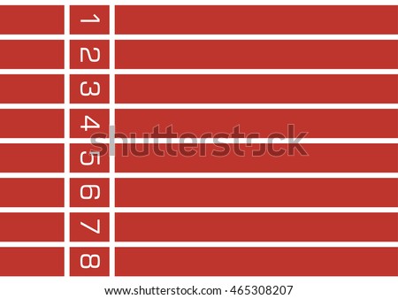 Running Track Finish Line Top View Stock Vector (Royalty Free ...
