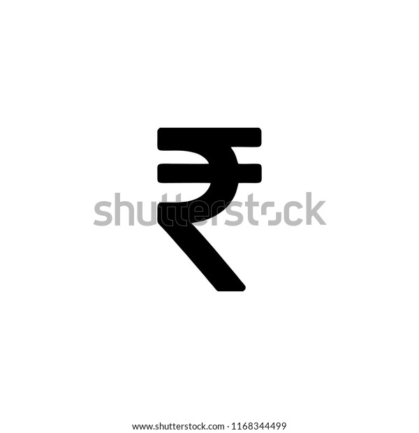 Rupee Indian Logo Stock Vector (Royalty Free) 1168344499