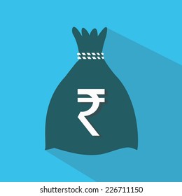 Rupee Money Beg Stock Vector (Royalty Free) 226711150 | Shutterstock