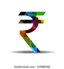 Rupee Sign Vector Icon Design Stock Vector (Royalty Free) 219889282 ...