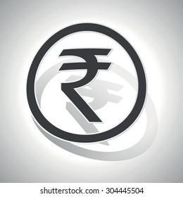 Rupee Sticker Icon Stock Vector (Royalty Free) 304445504 | Shutterstock