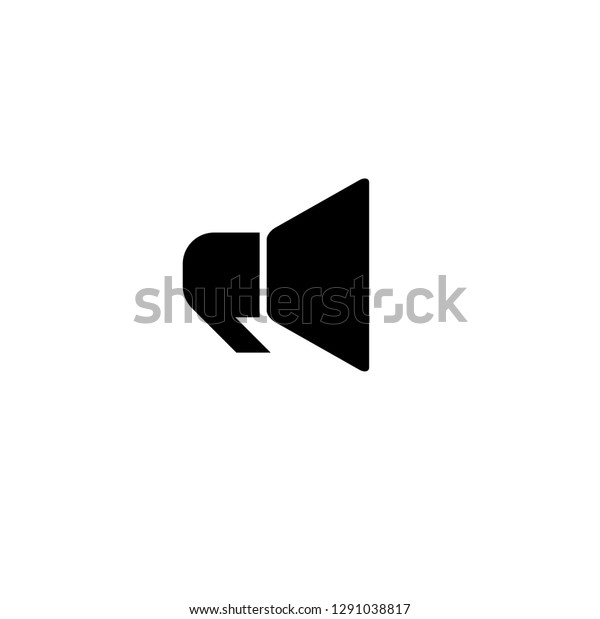Rupor Icon Vector Stock Vector (Royalty Free) 1291038817 | Shutterstock