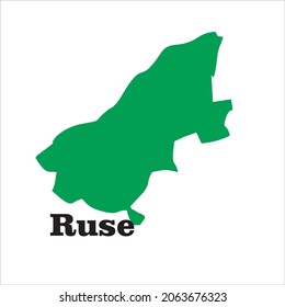 Ruse Map On White Background Stock Vector (Royalty Free) 2063676323 ...