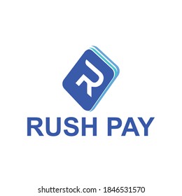 Rush Pay Logo Design Template Stock Vector (Royalty Free) 1846531570 ...