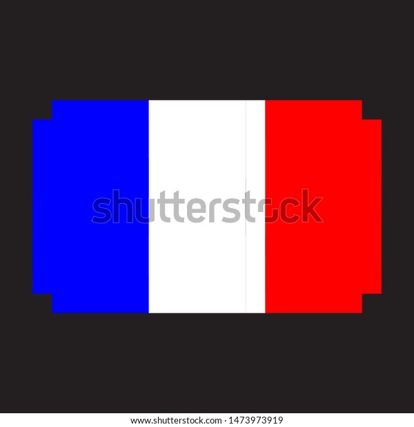 Russia Flag Pixel Art Style Vector Stock Vector (Royalty Free ...