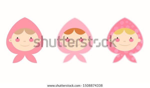 Russian Avatar Woman Set Vector Character Stock Vector (Royalty Free ...