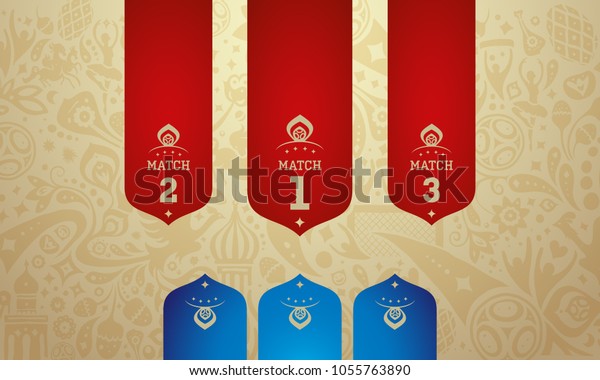 Russian Red Wallpaper Label Blue World Stock Vector (Royalty Free ...