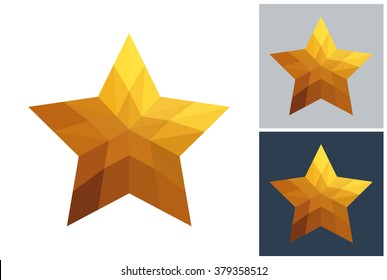 Russian Star Vector Painting Low Poly 스톡 벡터(로열티 프리) 379358512 ...
