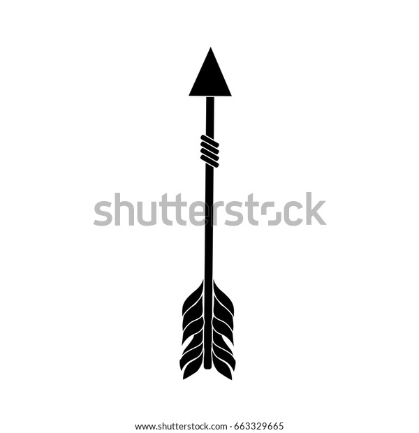 Rustic Arrow Ornamental Design Stock Vector (Royalty Free) 663329665