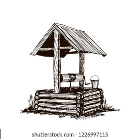 157 Water well pen drawing Images, Stock Photos & Vectors | Shutterstock