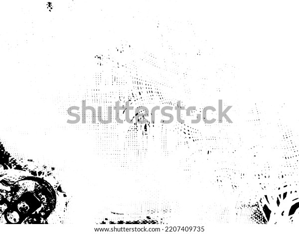 Rusty Grunge Fabric Texture Aggressive Damaged Stock Vector (Royalty ...