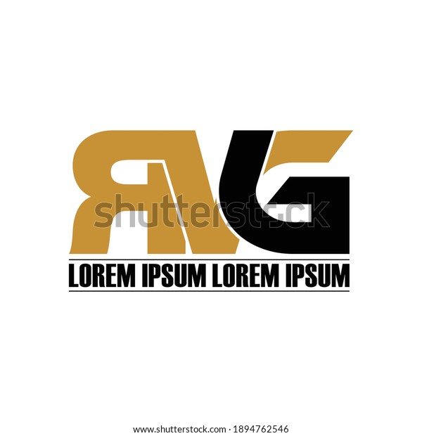 Rvg Letter Monogram Logo Design Vector Stock Vector (Royalty Free ...