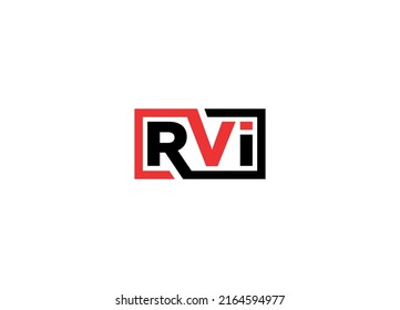 Rvi Logo Design Creative Modern Vector: เวกเตอร์สต็อก (ปลอดค่าลิขสิทธิ์ ...